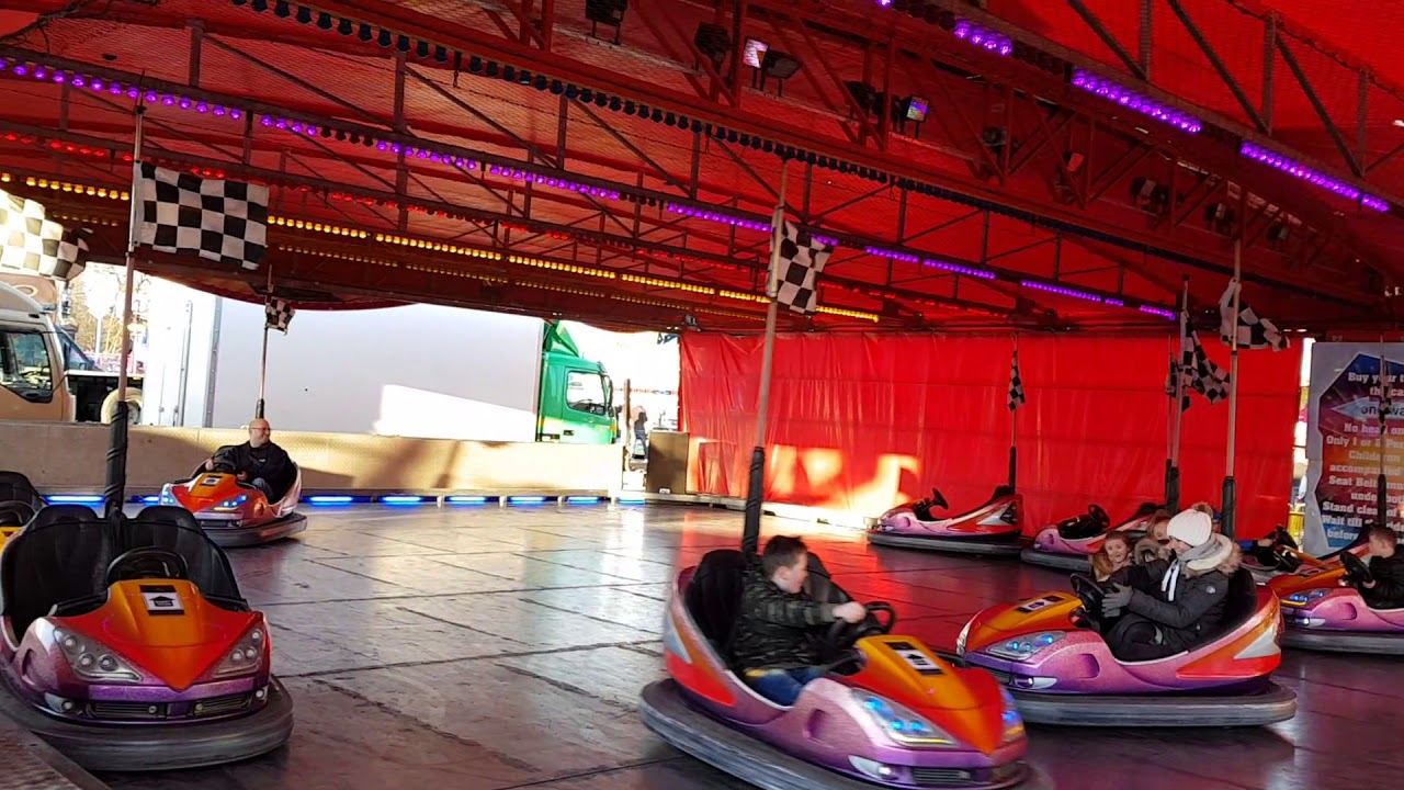 John Collins dodgems off ride team valley valentines funfair 2018 - YouTube