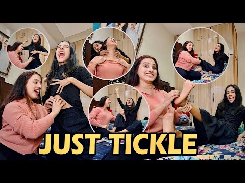 Just Feet tummy neck knee tickle funny video /zoya noor vlogs