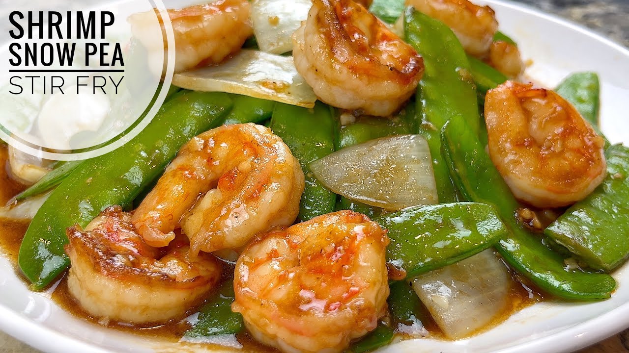 Shrimp And Snow Pea Stir Fry | Shrimp Stir Fry With Vegetable In Garlic ...