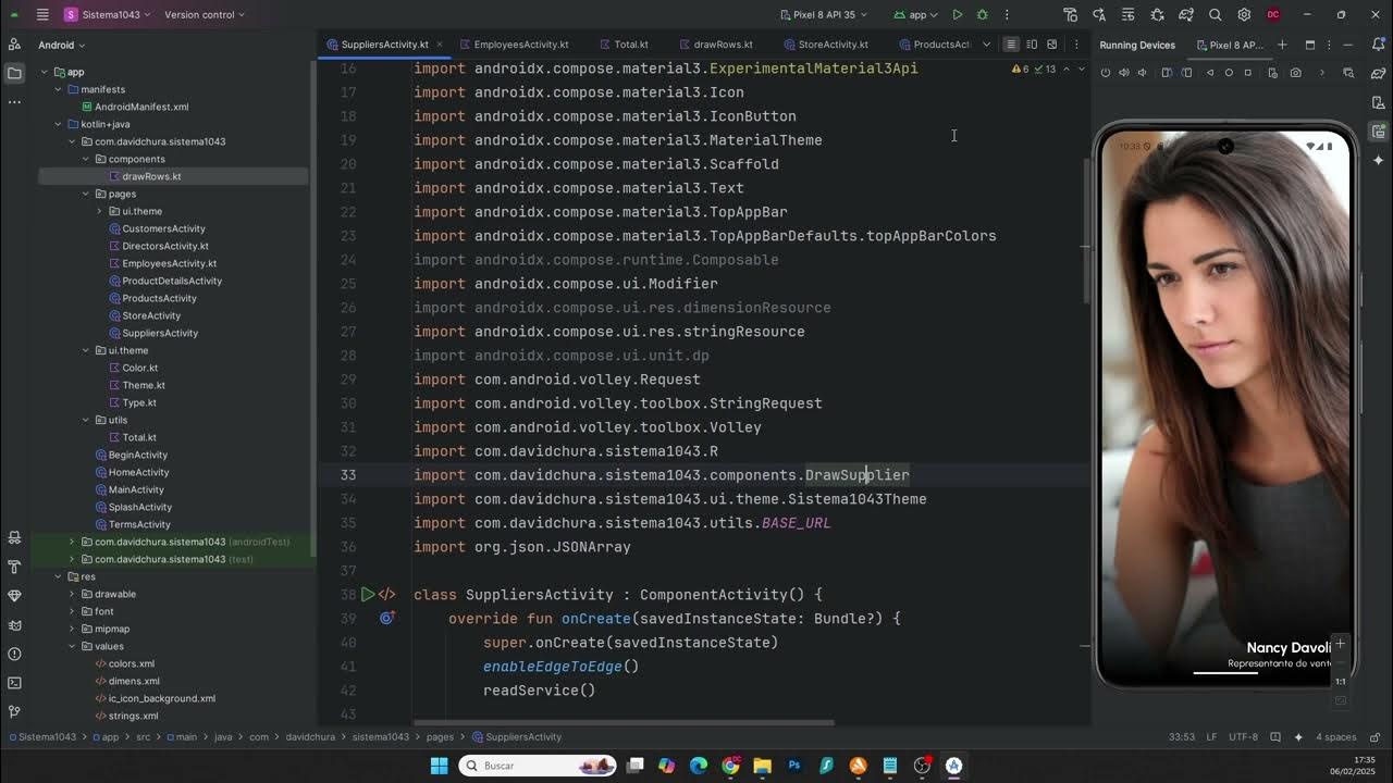 Android Studio (7): Implementando funciones Composables, Imagen de Fondo y transparencias - YouTube