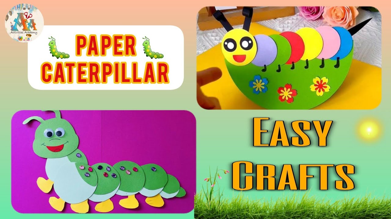 Paper Caterpillar / How To Make Paper Caterpillar / Paper Caterpillar ...
