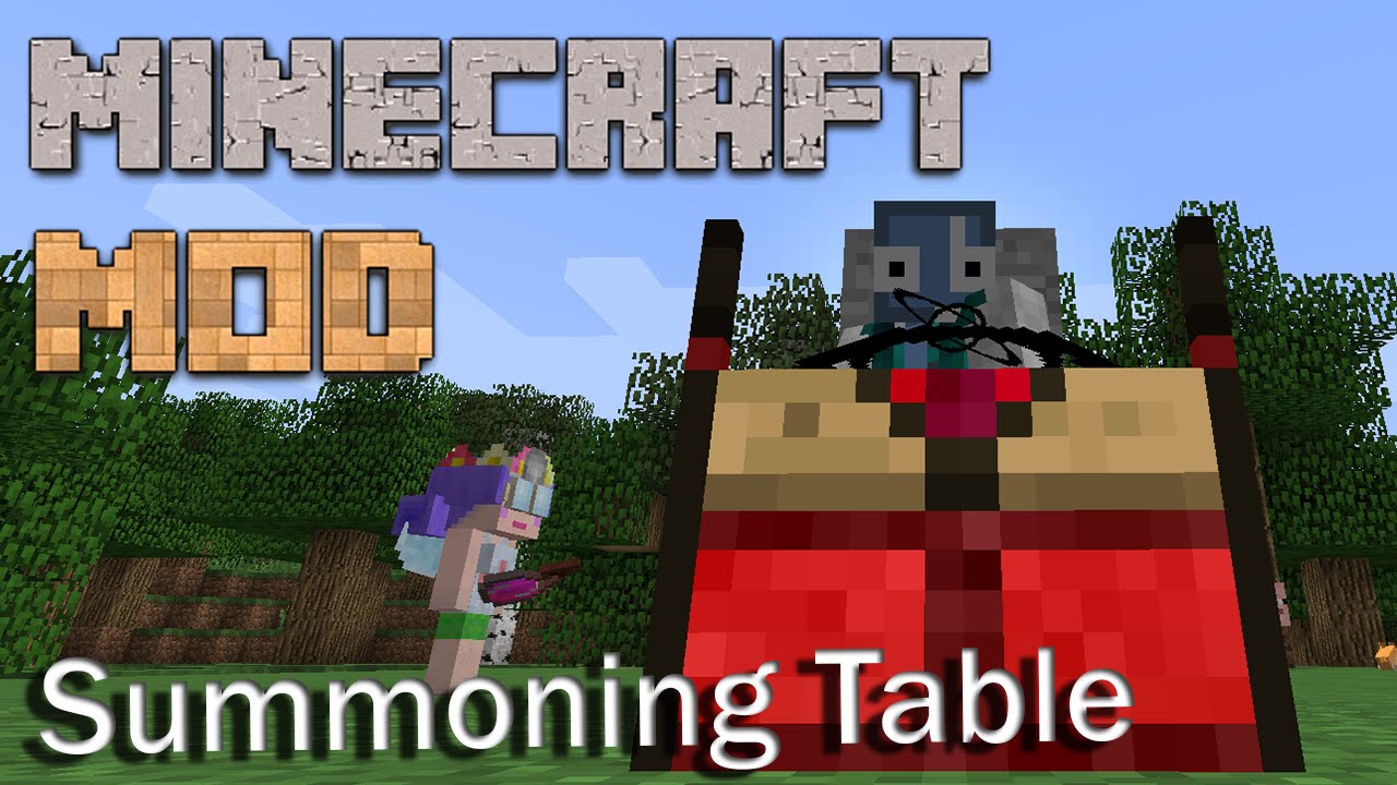 Minecraft Mods : Josh's Summoning Table | 1.7.10 | Mod Showcase - YouTube