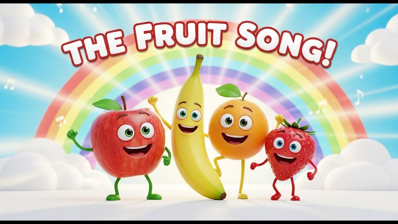 The Fruit Song 🍎🍌 Fun Kids Song About Fruits - YouTube