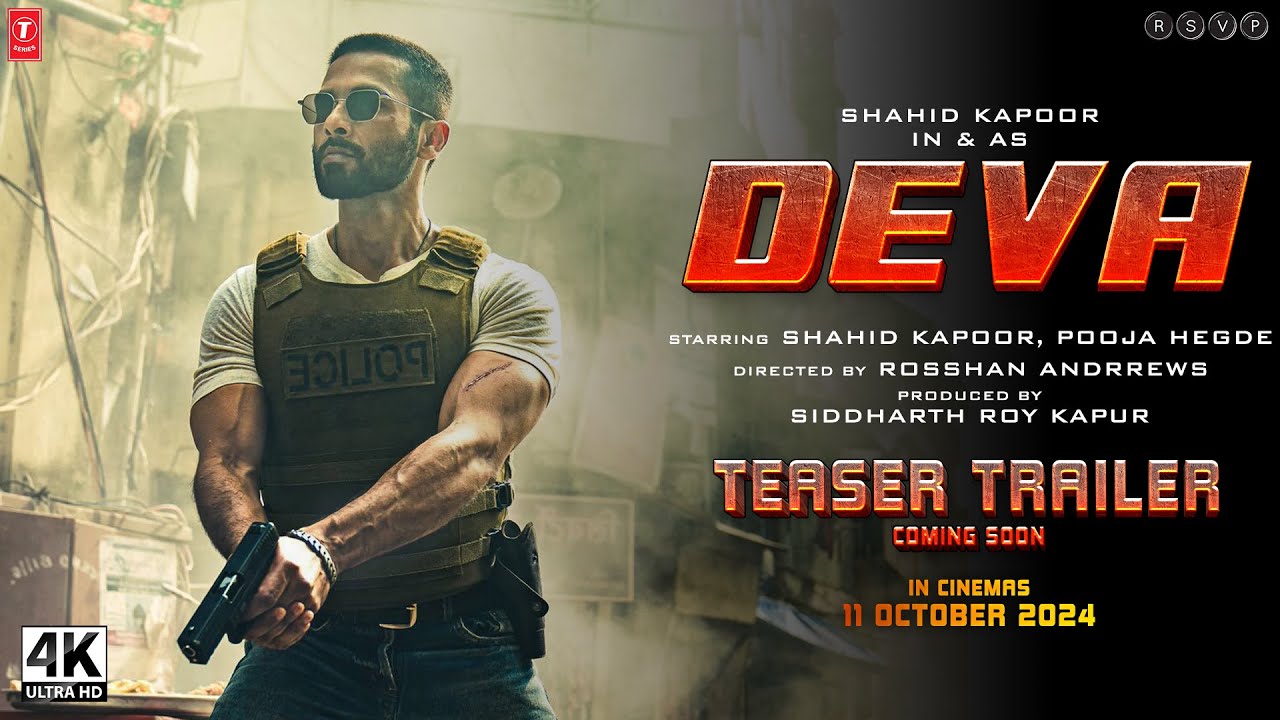 DEVA - Trailer (2024) | Shahid Kapoor, Pooja Hegde | Rosshan Andrrews ...