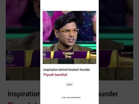inspiration behind lenskart founder - Piyush bansal #lenskart - YouTube