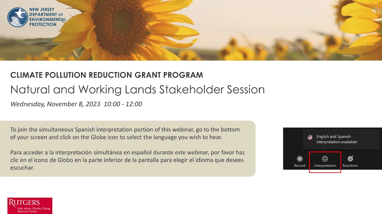 Climate Pollution Reduction Grant Program -- Natural & Working Lands ...