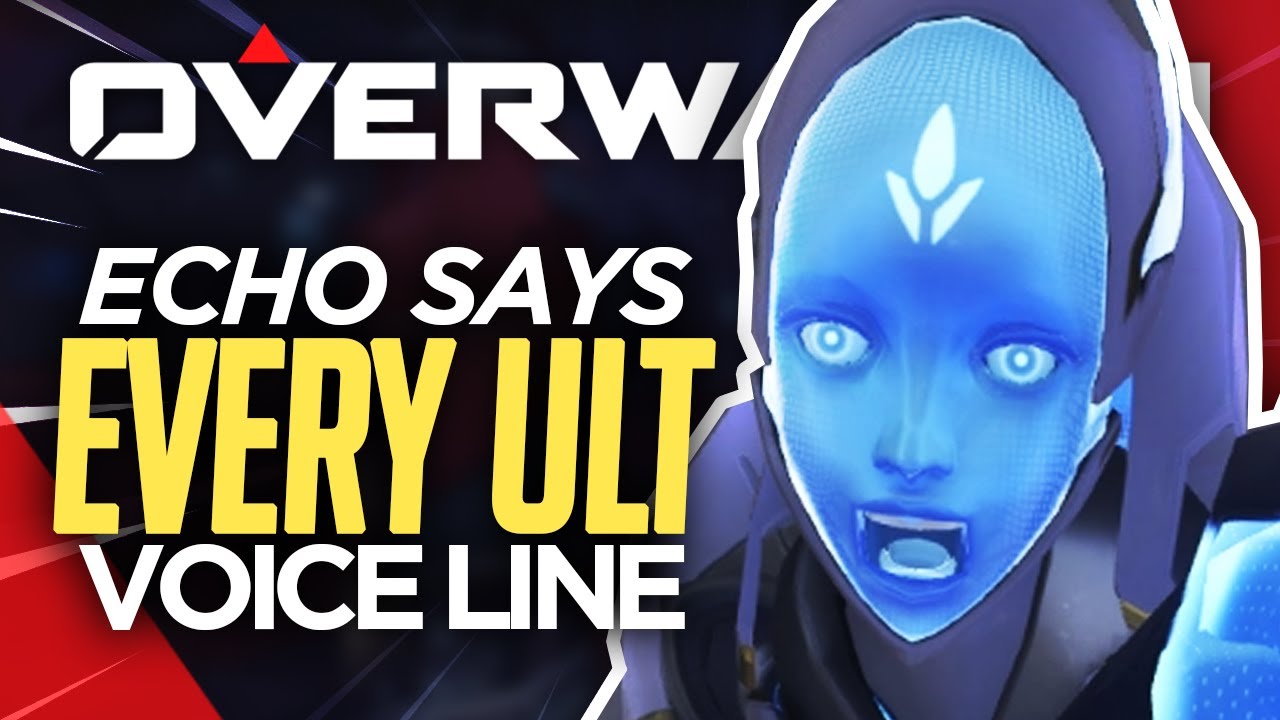 Overwatch: Echo Saying EVERY Hero's Ultimate Voice Line - YouTube