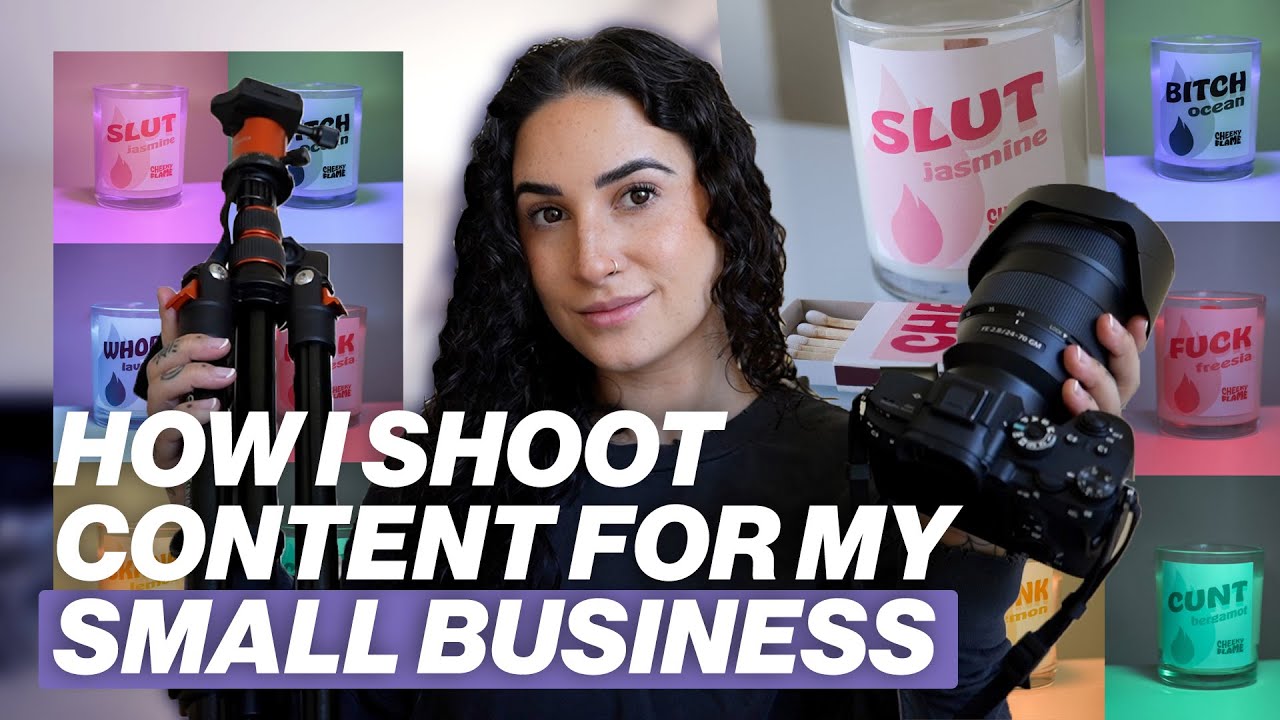 How I Shoot Social Media Content for My Small Business! - YouTube