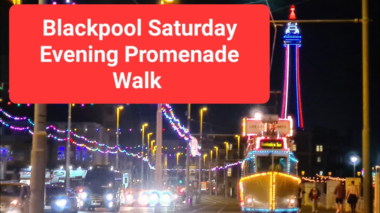 Blackpool Saturday Night Walk, USA Fireworks Aftermath Oct-2024 - YouTube