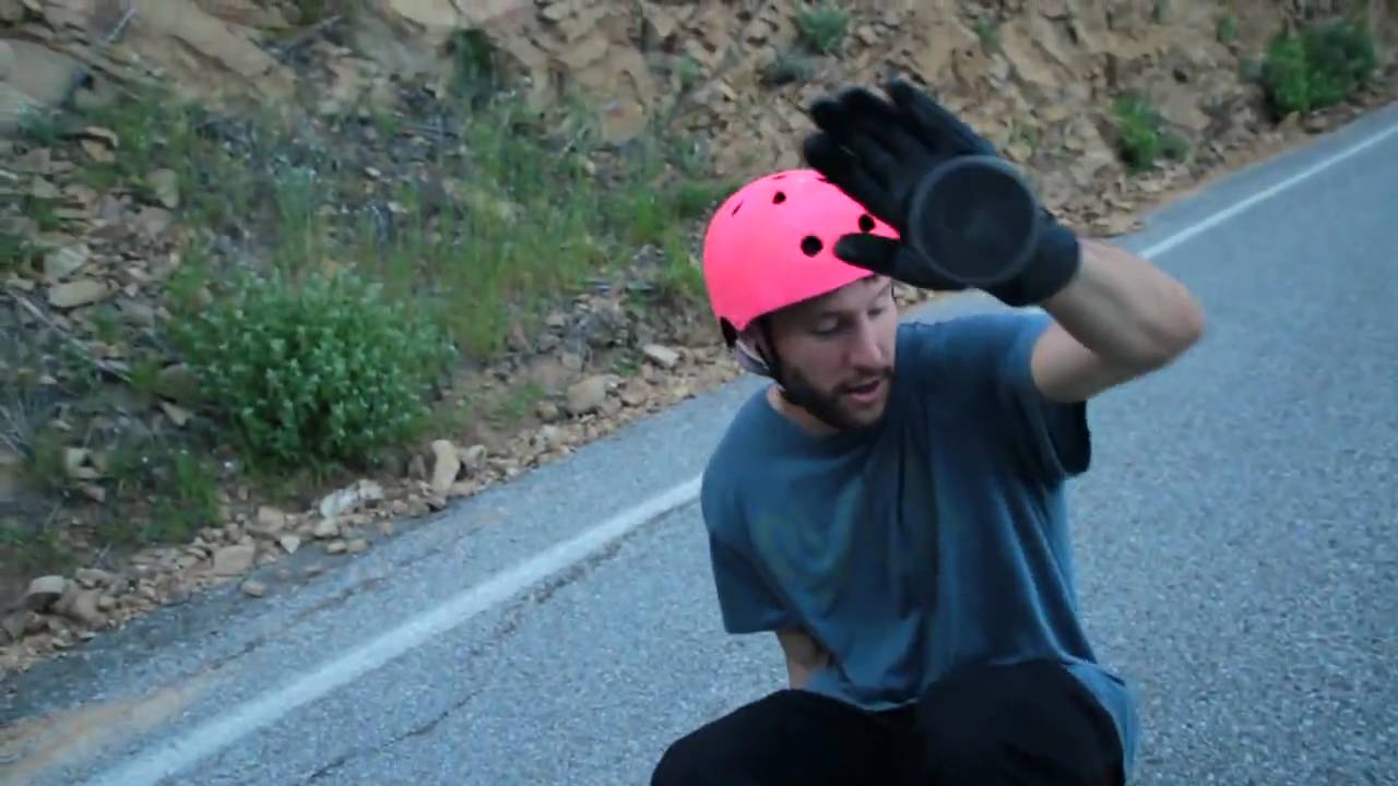 Longboarding: 1 Foot Stalefish Grab Slide - YouTube