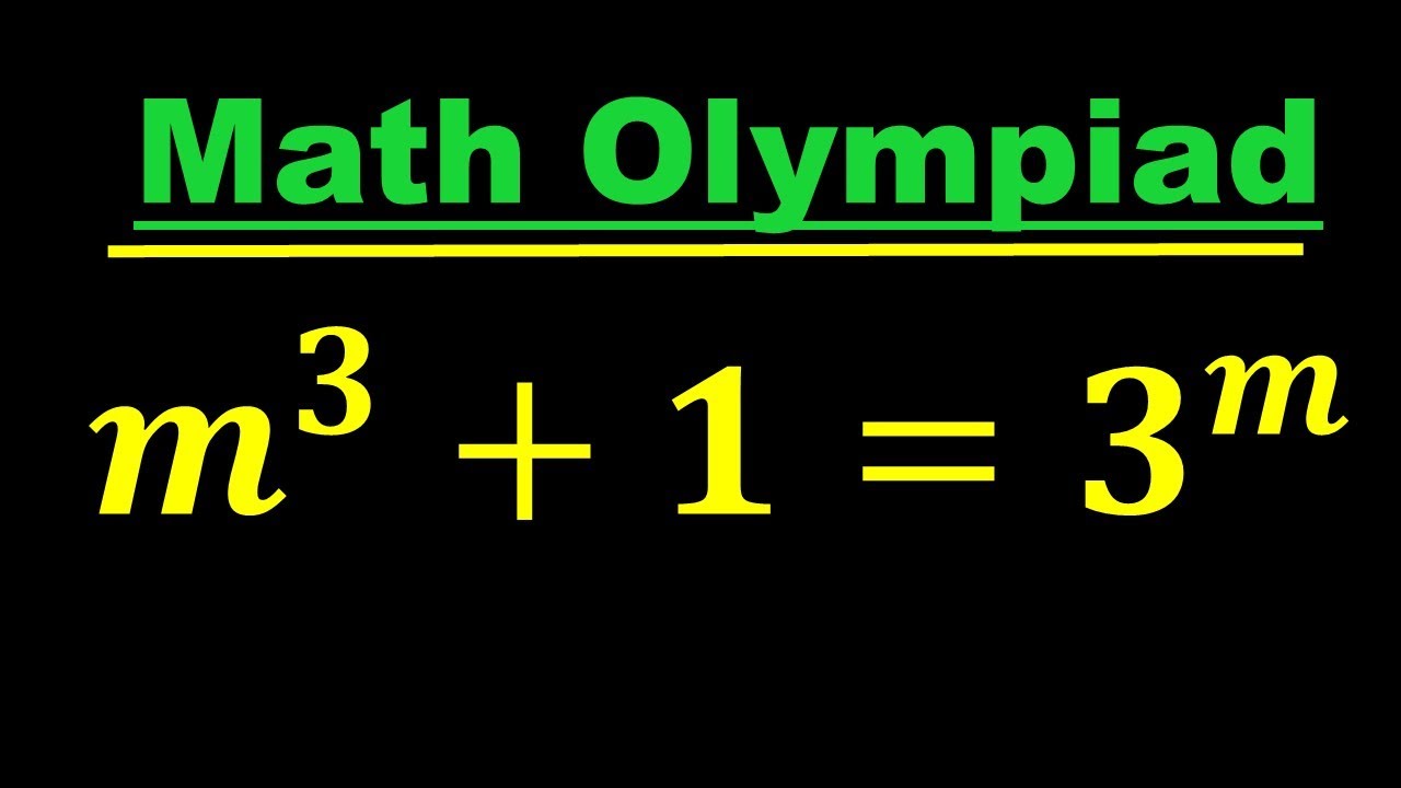 A Nice Math Olympiad Algebra Problem | m=? - YouTube