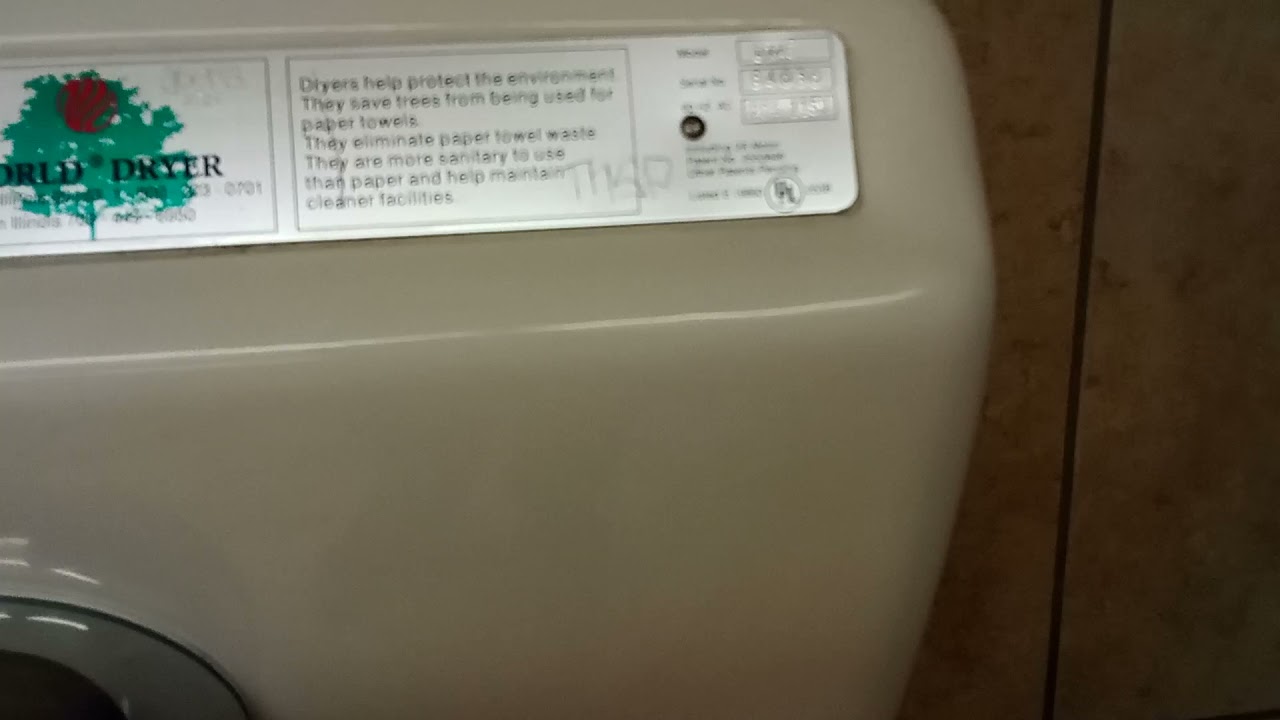 Early 2000s World Dryer Model XA5 hand dryer @ Lowe's in Fircrest ...