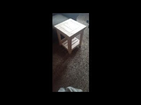 how to build a end table - YouTube