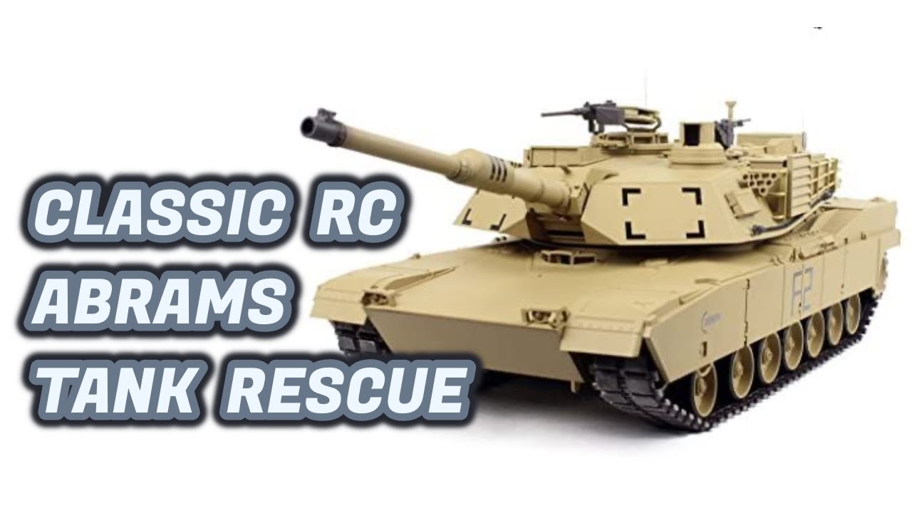 Classic RC ABRAMS Battle Tank Rescue: Remote Control Main Battle Tanks ...