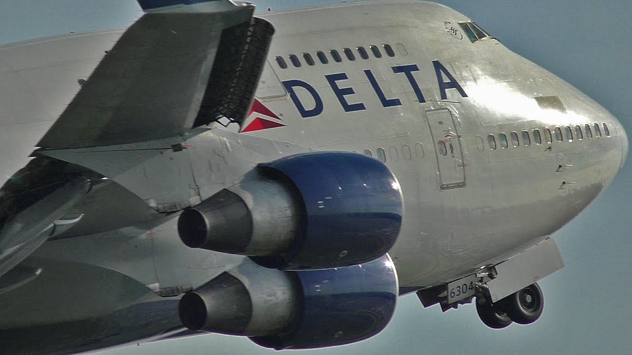 Delta Airplane Taking Off