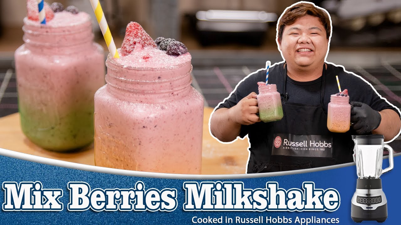 MIX BERRIES MILKSHAKE - YouTube