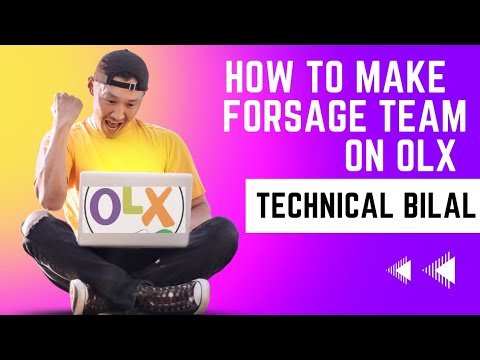How to make team of Forsage on olx|Olx pe team kce bnie|@technicalbilal4303 - YouTube