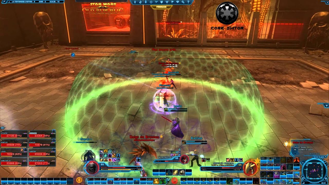 CORE SWTOR // Brontes - Forteresse de l'Effroi - 8HM - YouTube