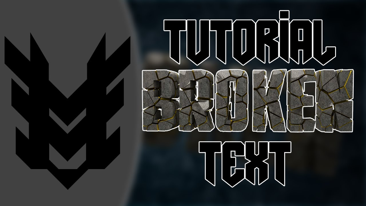 Tutorial #1 - Broken Text Animation (NitroBlast) - YouTube