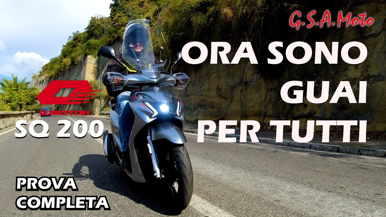 PROVA QJ MOTOR SQ 200 ORA SONO GUAI PER TUTTI - YouTube