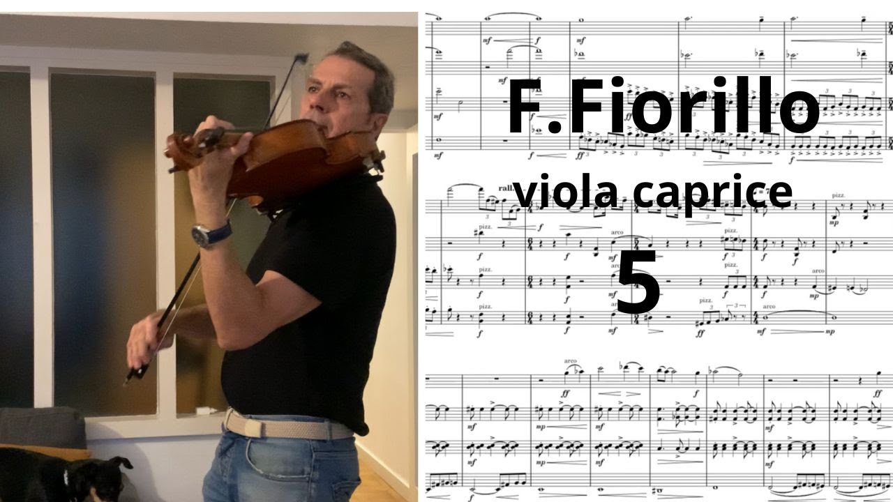 F. FIORILLO, &5, violin & viola, CAPRICE, SCORE - YouTube