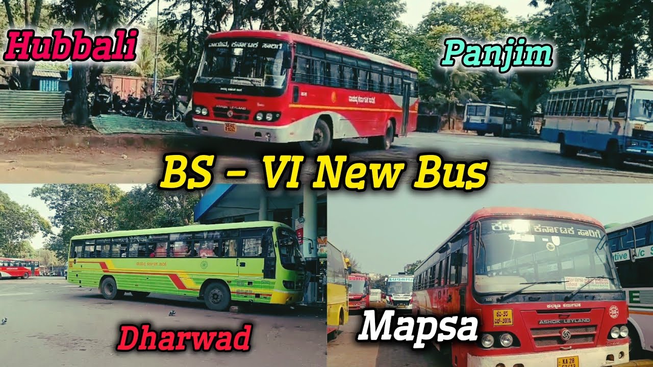 BS - VI NWKRTC & KSRTC BUS #bus #viralvideo #nwkrtc #ksrtc #viral # ...
