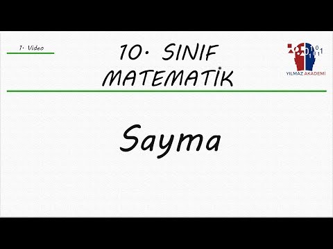 10. SINIF - MATEMATİK - SAYMA
