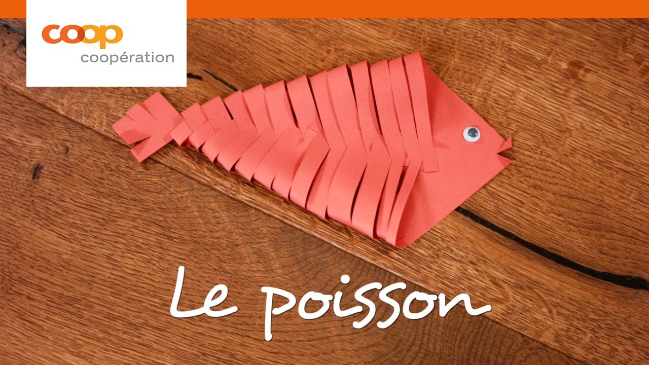 Bricolage: le poisson - YouTube