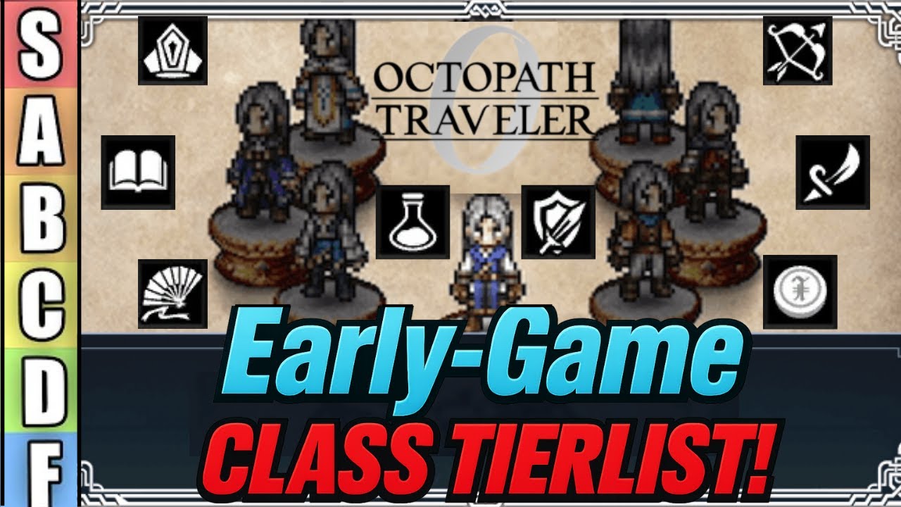 Octopath traveler 0 Best starting class Tier list! Which Job to get 1st ...