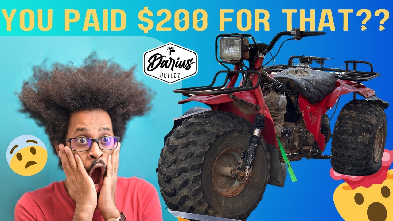 1983 Honda 200E Big Red Worth $200? - YouTube