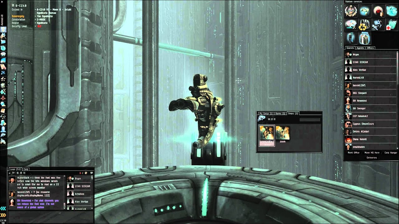 EVE Online ship spinning again - YouTube