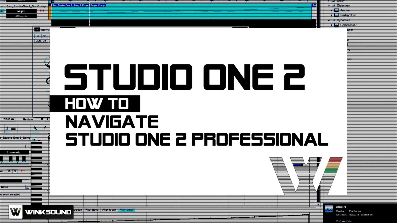 PreSonus Studio One 2: Overview Of PreSonus Studio One 2 Professional ...