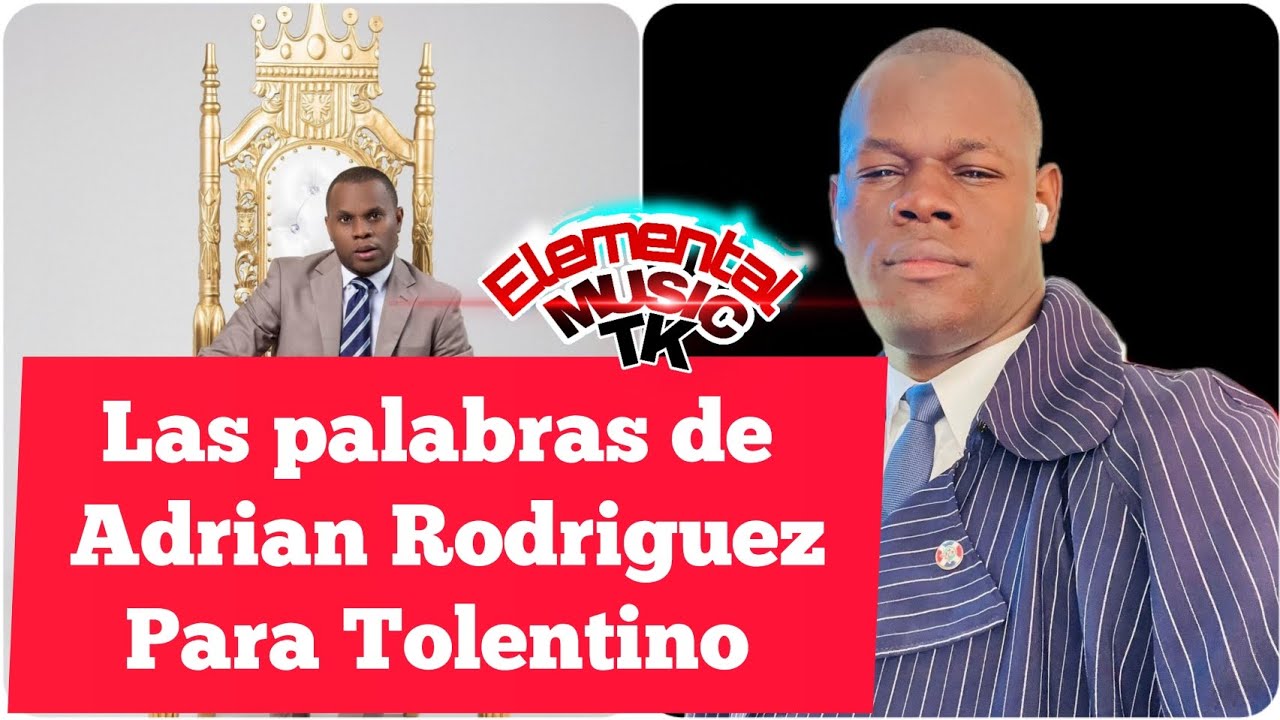Las Palabras del Pastor Adrian Rodriguez para Ramon Tolentino y su ...