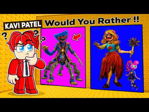 Roblox Would You Rather Poppy Playtime Tower Challenge! 😉