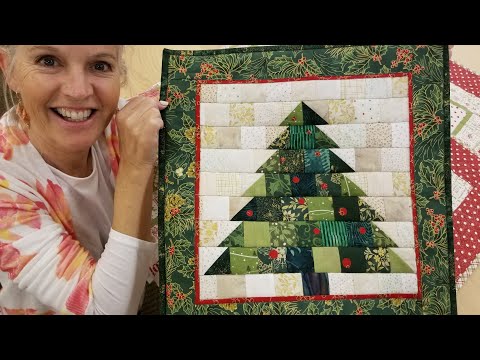 FASTEST LAST MINUTE CHRISTMAS PATCHWORK TREE!!