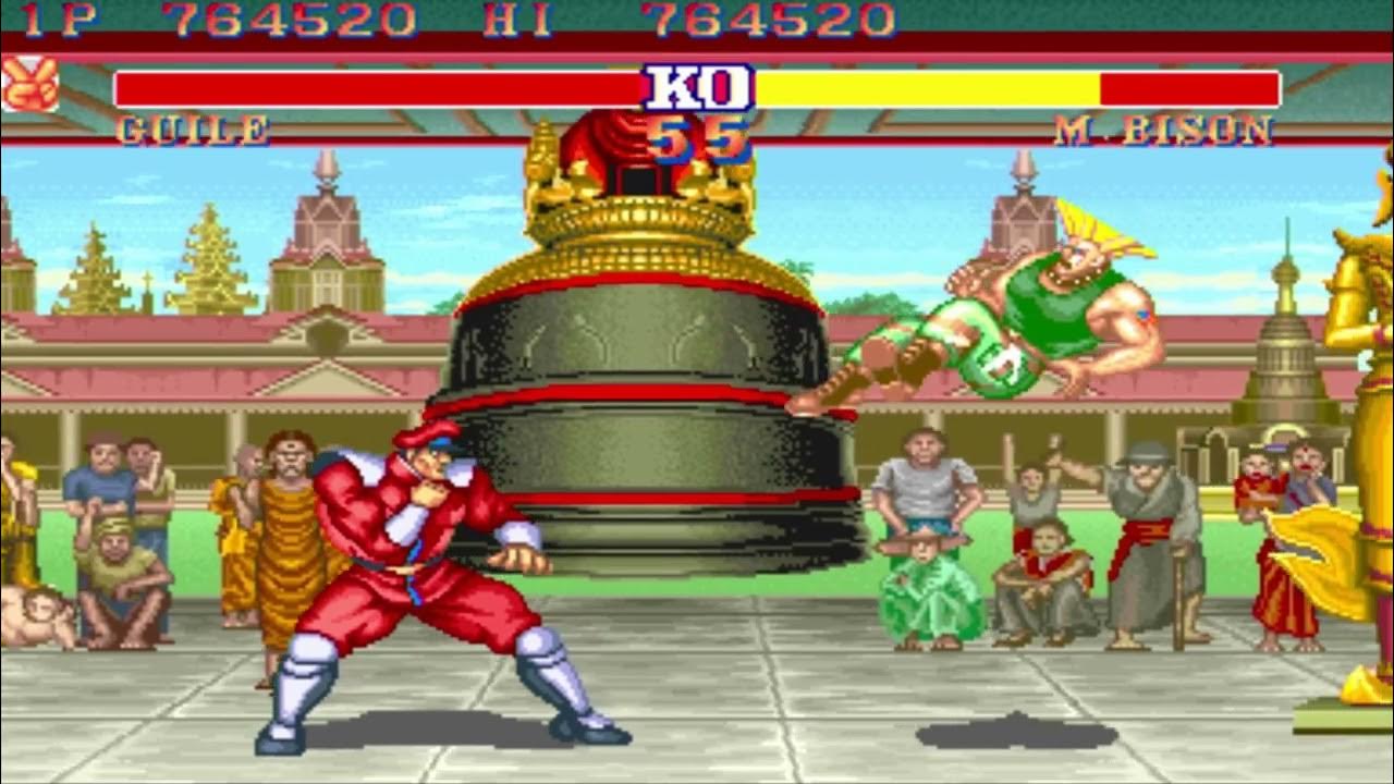 Guile VS M Bison Street Fighter II The World Warrior - YouTube