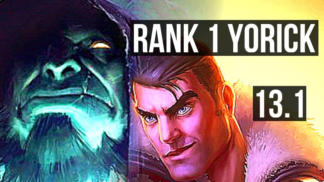 YORICK vs JAYCE (TOP) | Rank 1 Yorick, 3/1/6, 500+ games | EUW Grandmaster | 13.1 - YouTube