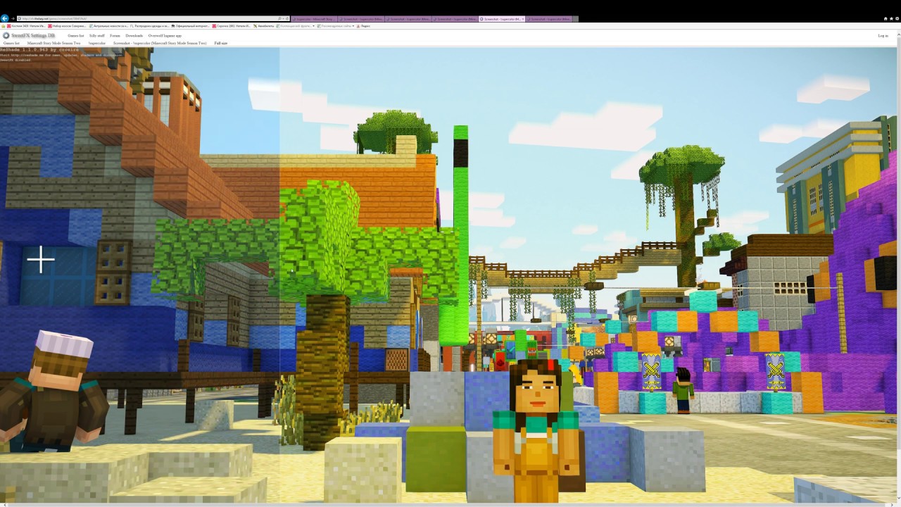 Minecraft Story Mode Season Two ReShade - YouTube