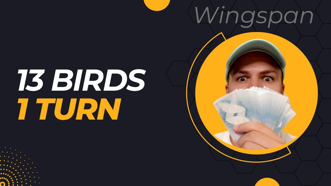 WINGSPAN: 13 BIRDS in 1 TURN - YouTube