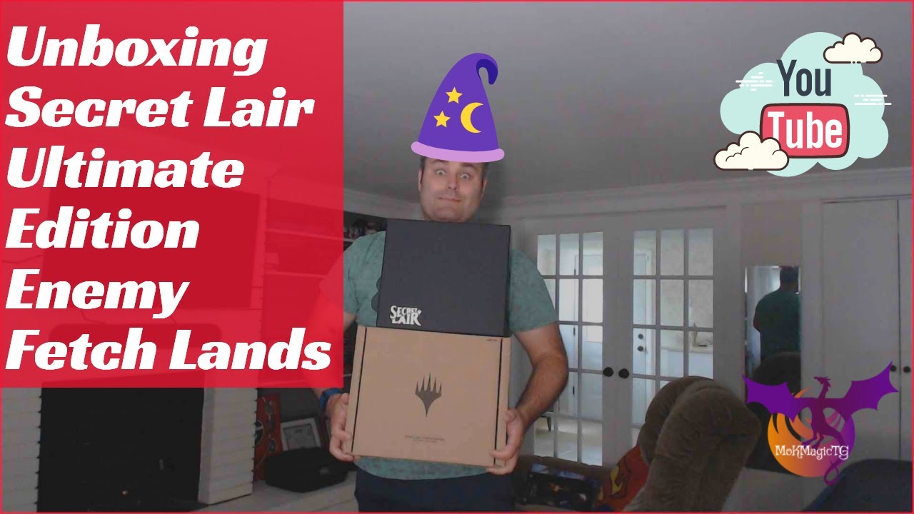 Unboxing Secret Lair Ultimate Edition Enemy Fetch Lands MTG - YouTube
