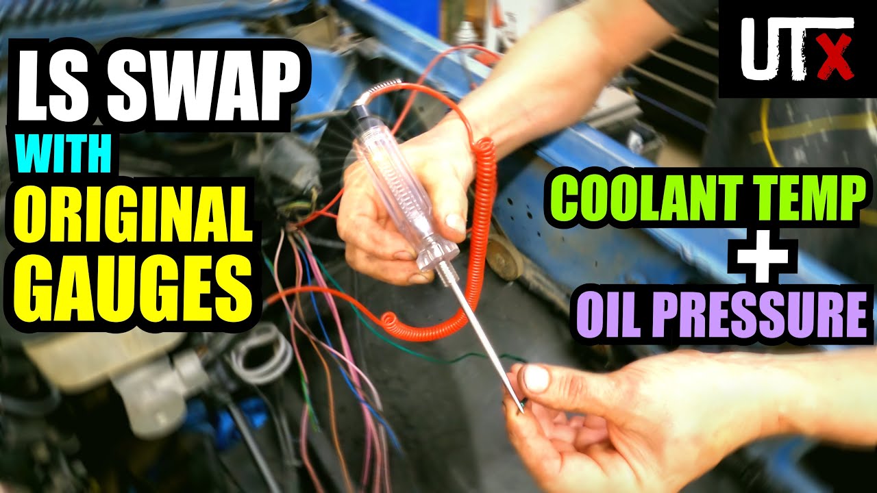 Chillin' With My OHMies - Wiring Original TEMP + OIL PRESSURE GAUGES ...