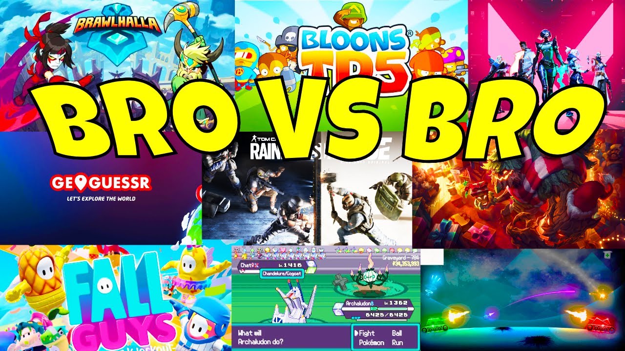 Bro vs Bro: The First Challenger - YouTube