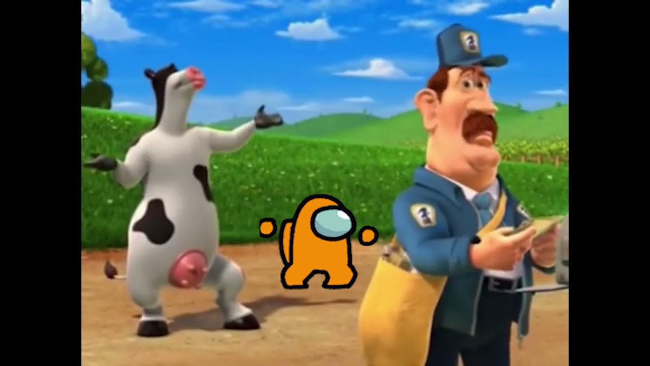 mmm cow but he is sus - YouTube