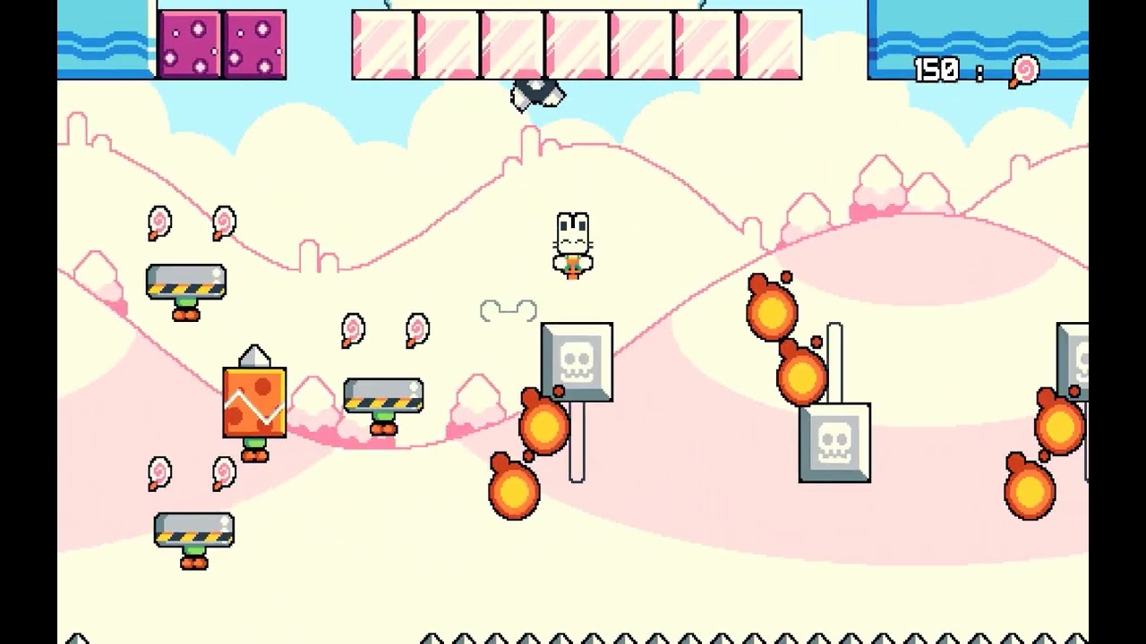 android pixel art platformer game : pogo runner - YouTube