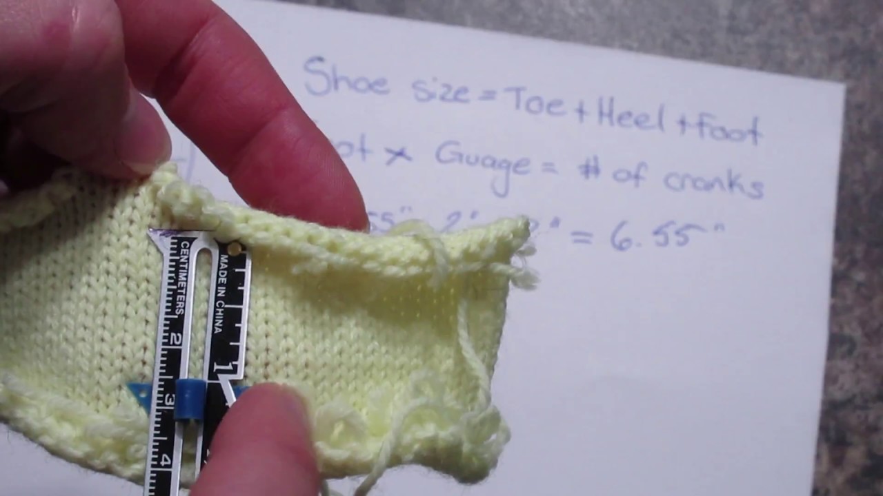 Custom sock pattern for vintage auto knitter (how to) - YouTube