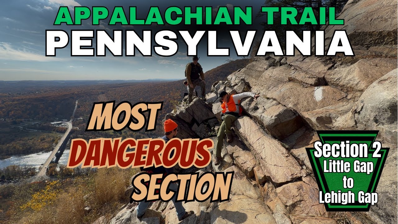 The Dreaded Lehigh Gap Descent is finally here! Pennsylvania Section 2 ...