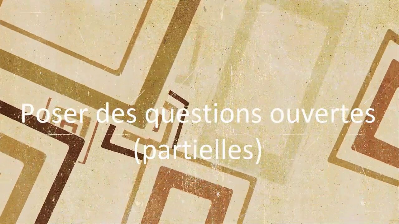 Les Questions Partielles En Allemand Youtube