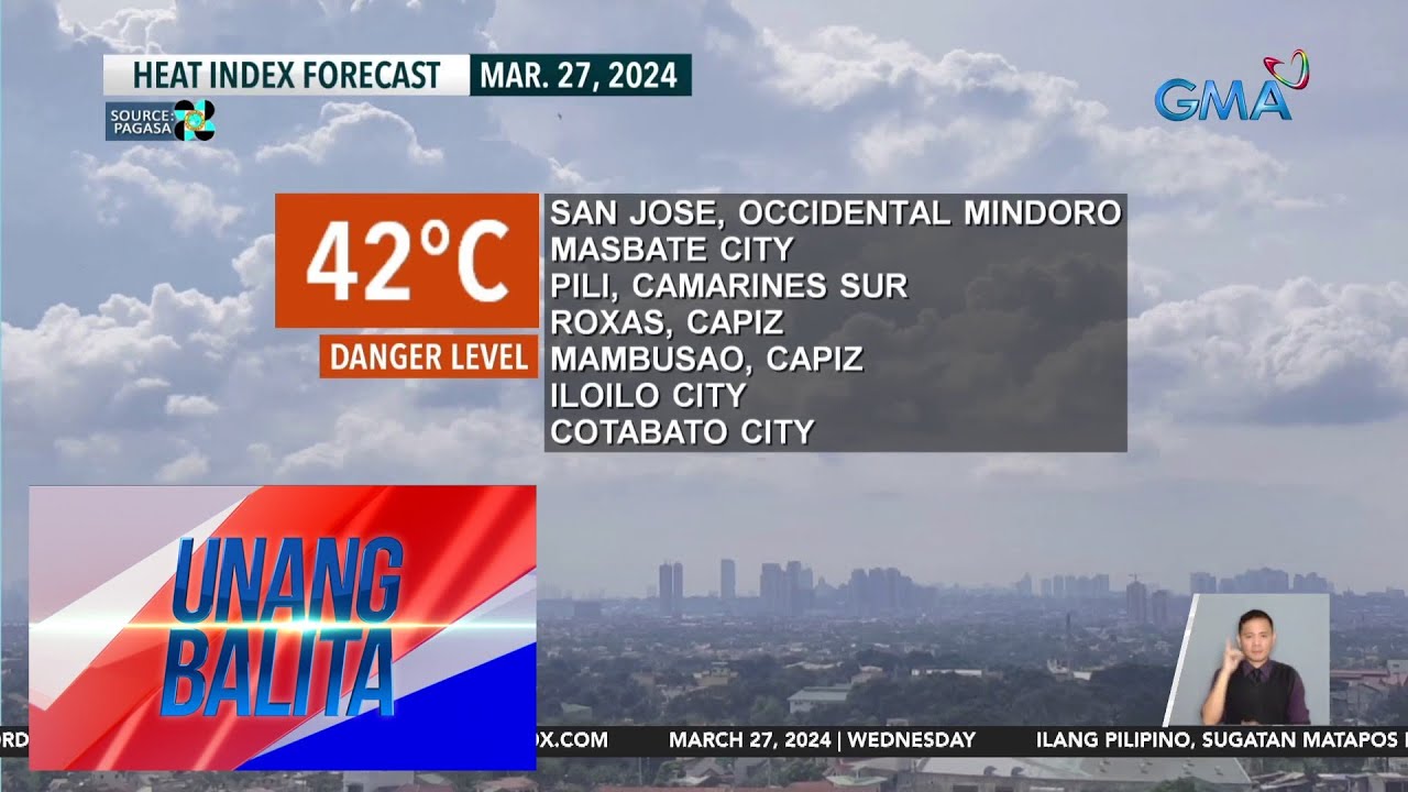 Mainit at maalinsangang panahon, asahan ngayong araw - Weather update ...