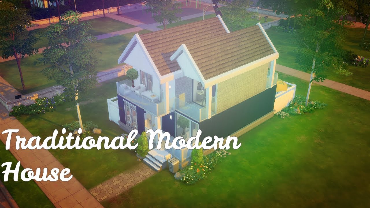 TS4 House Build: TRADITIONAL MODERN || CHANNEL UPDATE - YouTube