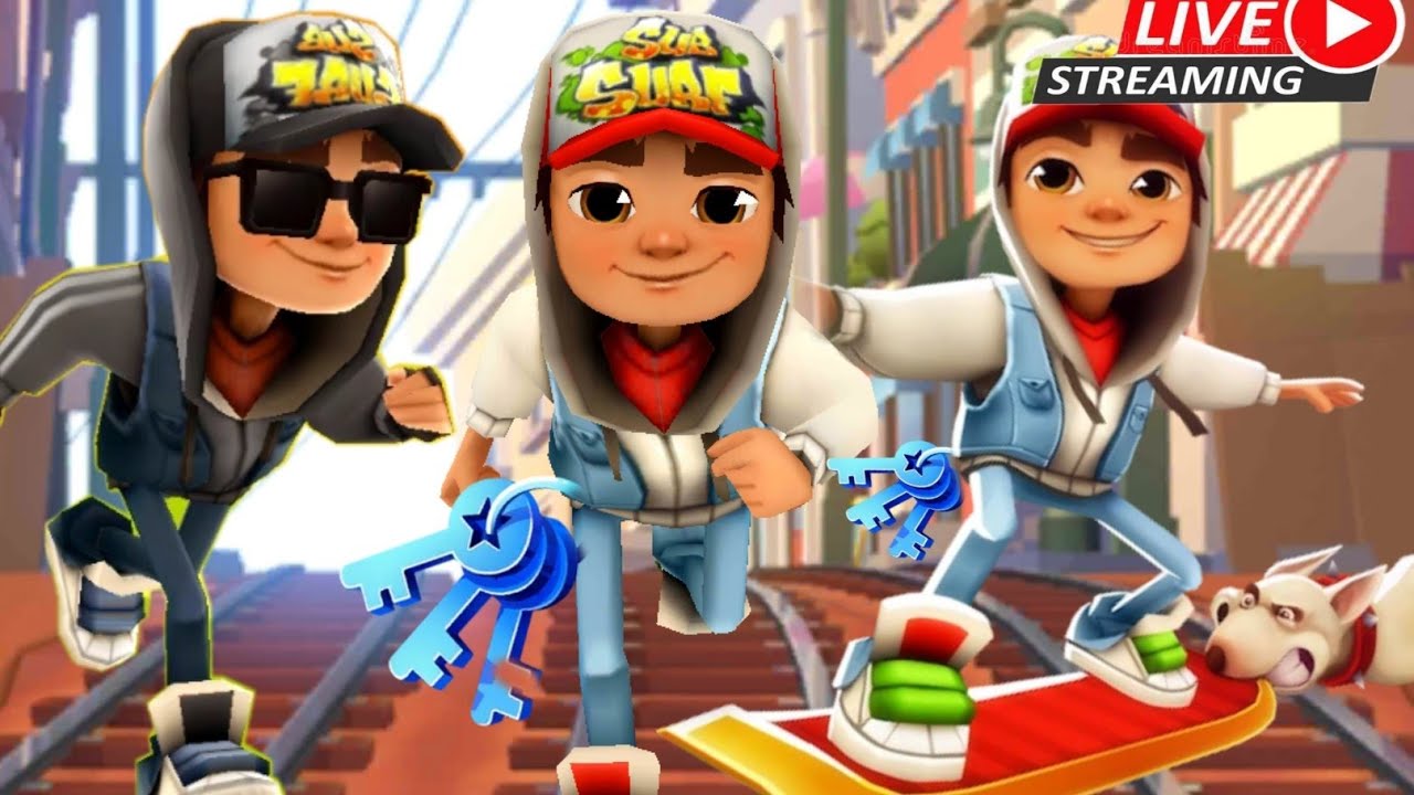 DGR gaming 94 is live! || Subway surfers is live on youtube channel new ...